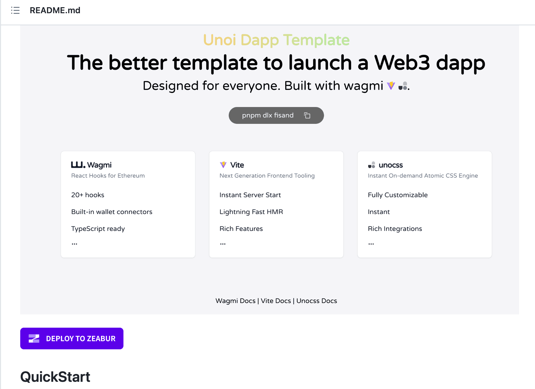 一键部署按钮 - Zeabur